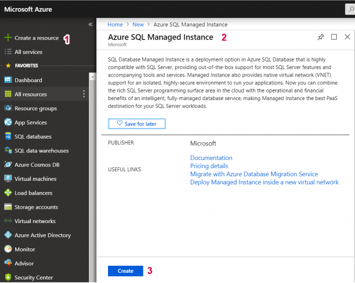 Managed Instance – Criando minha primeira instância – Fabricio Lima ...