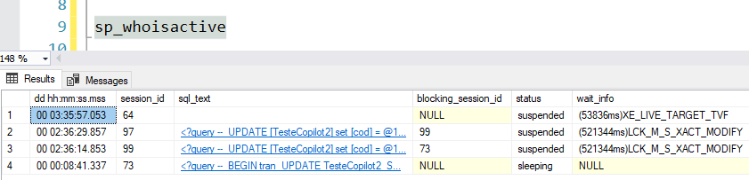 Azure SQL Copilot (#01) – Identificando Locks no BD apenas perguntando ...